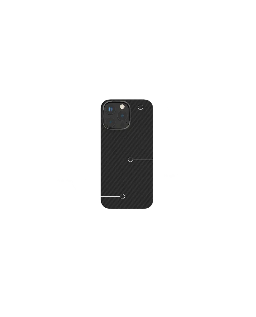 Levelo Sergei 1500D Aramid Fiber Case for iPhone 16 ProMax/Pro